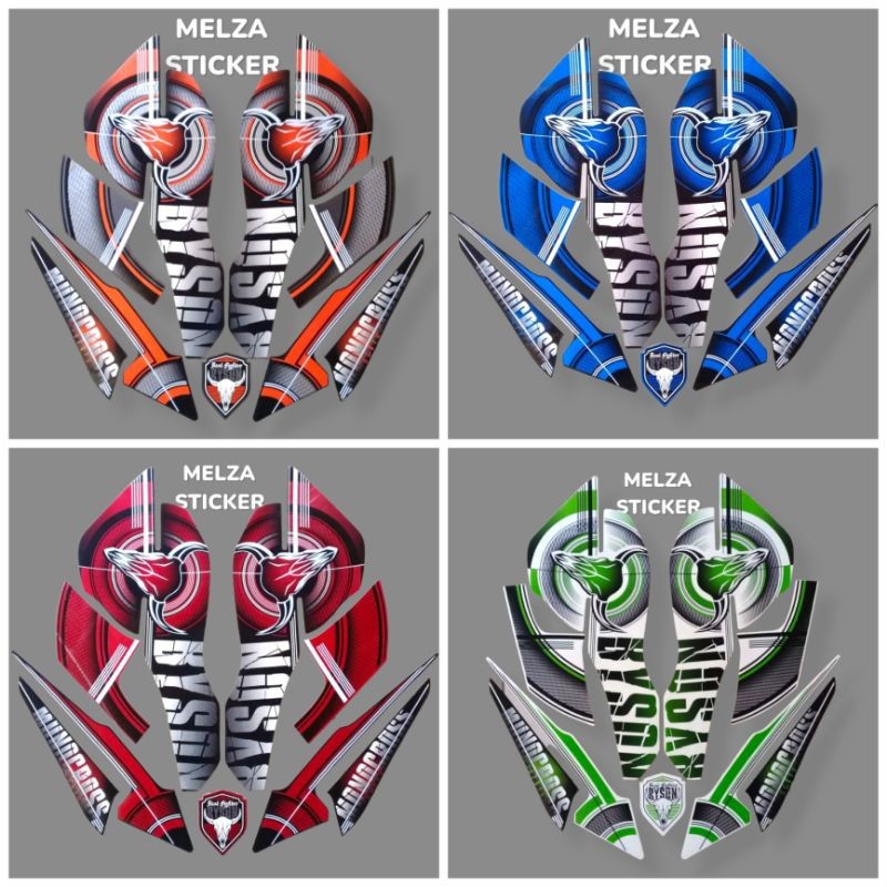 Jual Stiker Striping Motor BYSON 2013 Sticker Lis Body Standar termurah ...