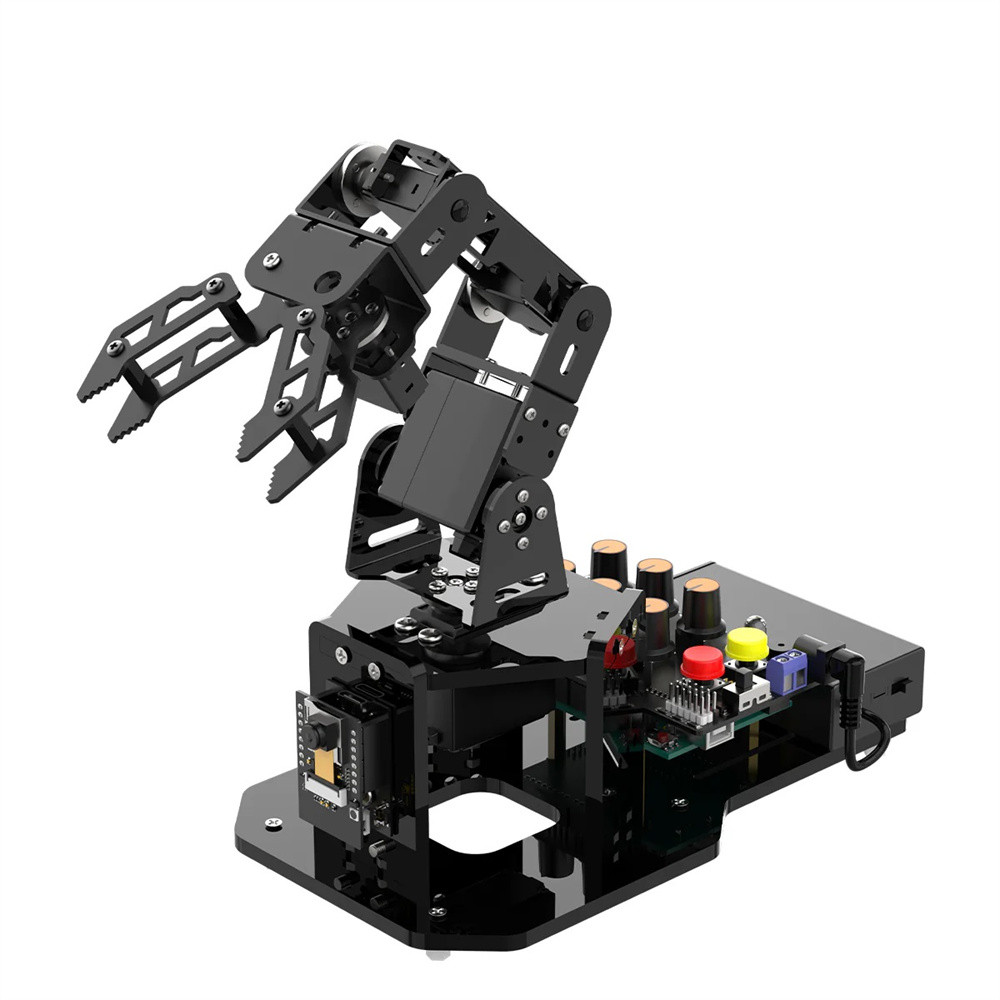 Jual Open Source Ai Robotic Arm With Digital Servos Support Sensor Expansion Arduino