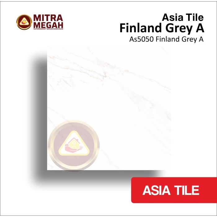 Jual KERAMIK ASIA TILE 50X50 FINLAND GREY A | Shopee Indonesia