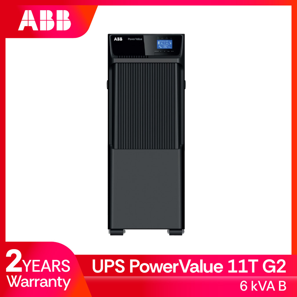 Jual ABB UPS PowerValue 11T G2 6 kVA B 6000Watt RS232 USB COM slot 8min ...