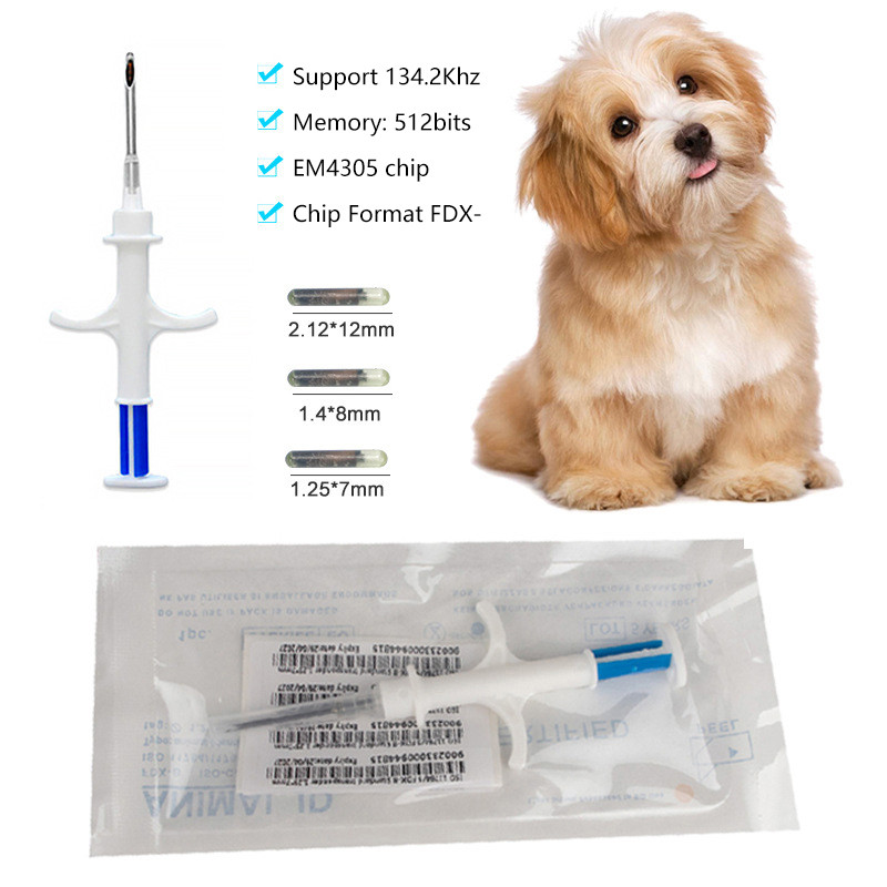 Jual Pet Animal Microchip Syringe Dog Microchip Pet Chip Animal Chip ...