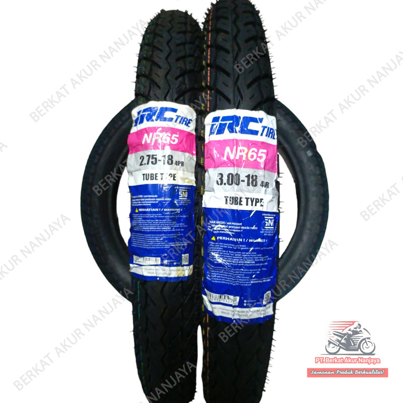 Jual Paket IRC NR65 275 & 300-18 Ban Motor ring 18 Tiger - Scorpio ...