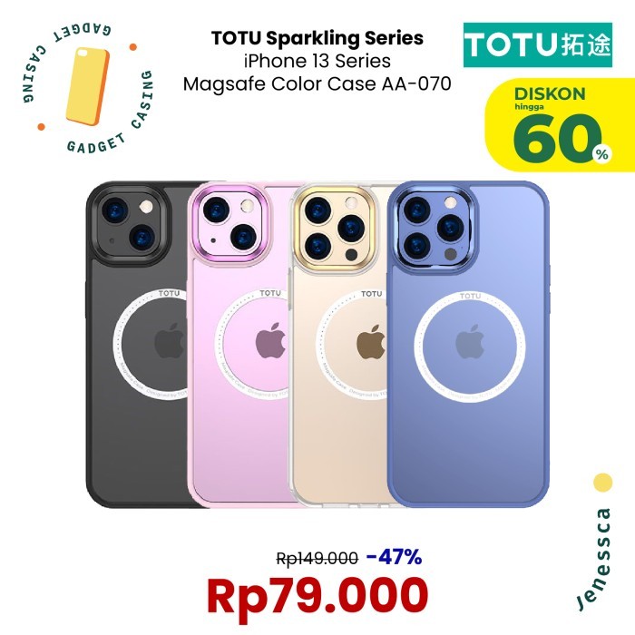 Jual Hensy TOTU iPhone 13 Mini/13/13 Pro/13 Pro Max Magsafe Shining ...