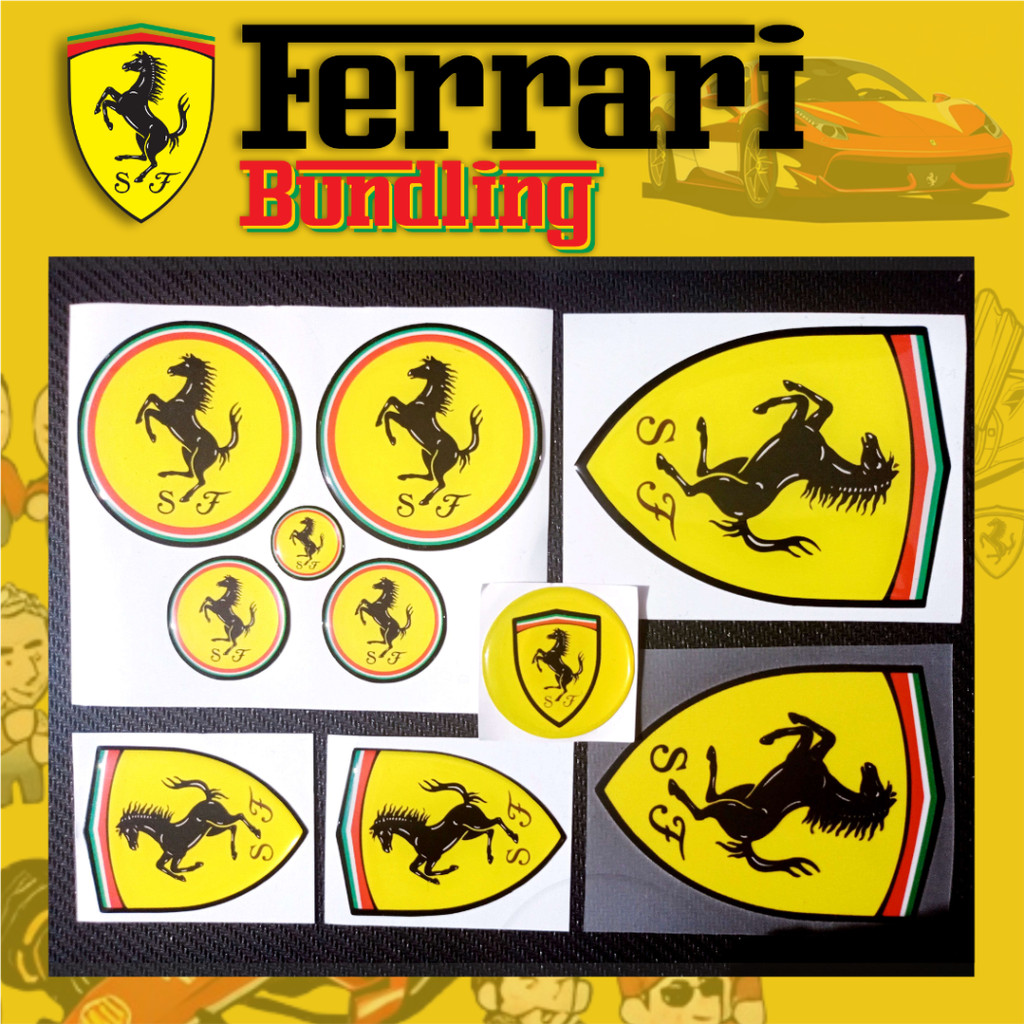 Jual STIKER SET BUNDLING FERRARI | Shopee Indonesia