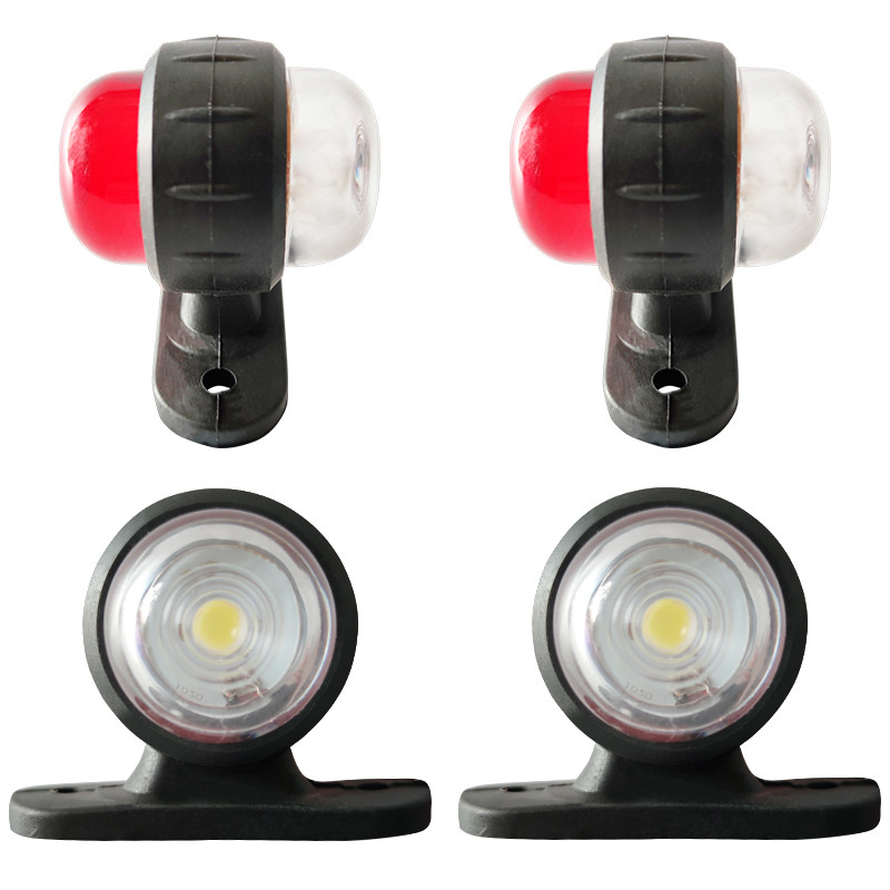 Jual 4PCS Universal 24V Truck Trailer Lamp Tail LED Side Marker ...