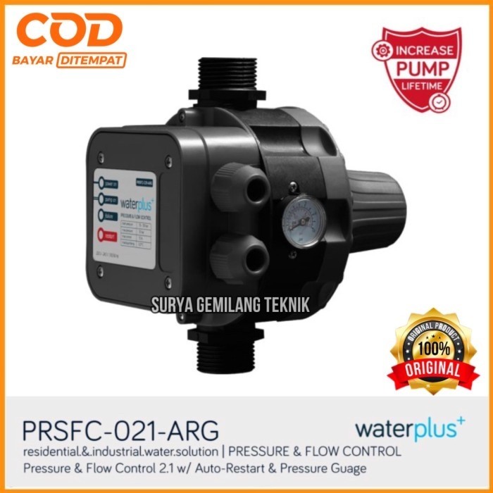Jual Otomatis Pompa Air Waterplus 021 Pressure Control Otomatis Pompa ...