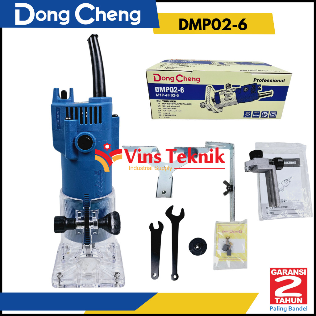 Jual Mesin Profil Kayu Trimer 6.35mm DONGCHENG DMP02-6 DMP02-6 | Shopee ...