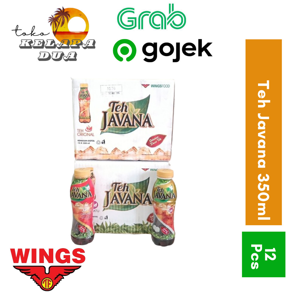 Jual Javana Teh Botol Kartonan 350ml x 12pcs - Instan Sameday Only ...