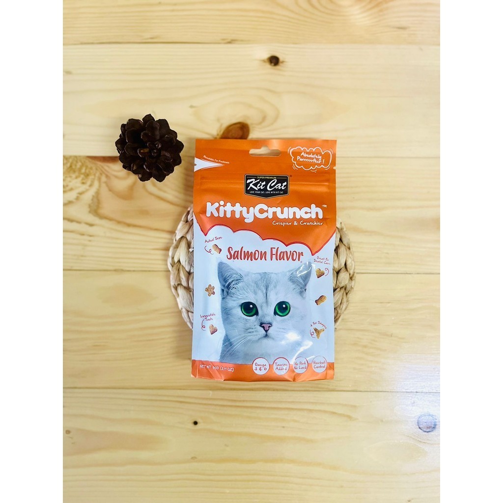 Jual Snack kucing kit cat kitty crunch salmon tuna chicken lamb beeff ...