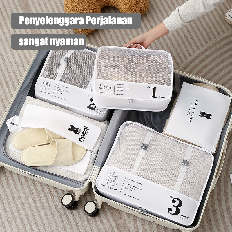Jual Tas Penyimpanan Pakaian Travel Clothes Bag Suitcase Organizer Tas ...