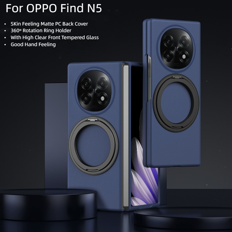 Jual 360º Magnetic Ring Holder Matte PC Hard Flip Case Untuk OPPO Find ...