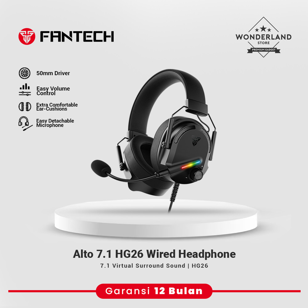 Jual Fantech HG26 Alto7.1 Headset Gaming Virtual Surround Sound with ...