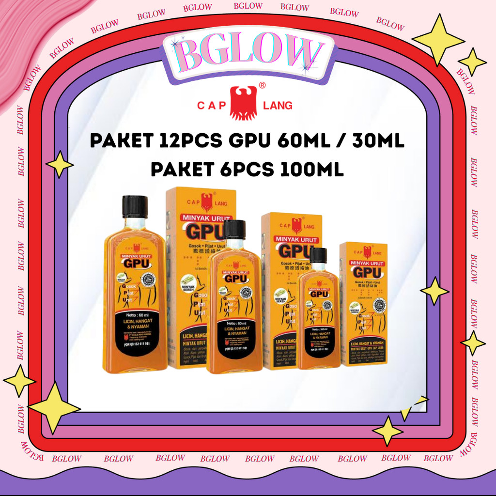 Jual [ISI 12PCS] GPU SEREH 100ML 60ML 30ML PAKET 1LUSIN paket usaha cap ...