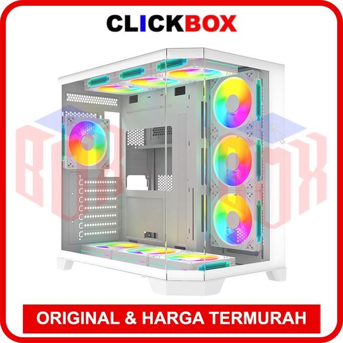 Jual VenomRX Casing PC Titan 3D Max White ATX | Shopee Indonesia