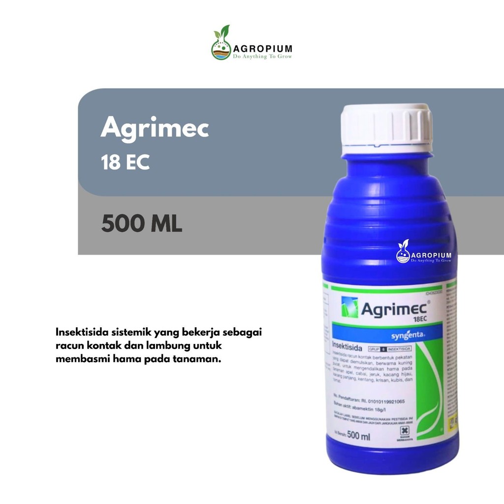 Jual Insektisida AGRIMEC 18EC 500ML Pengendali Hama Kutu Dan Trips ...