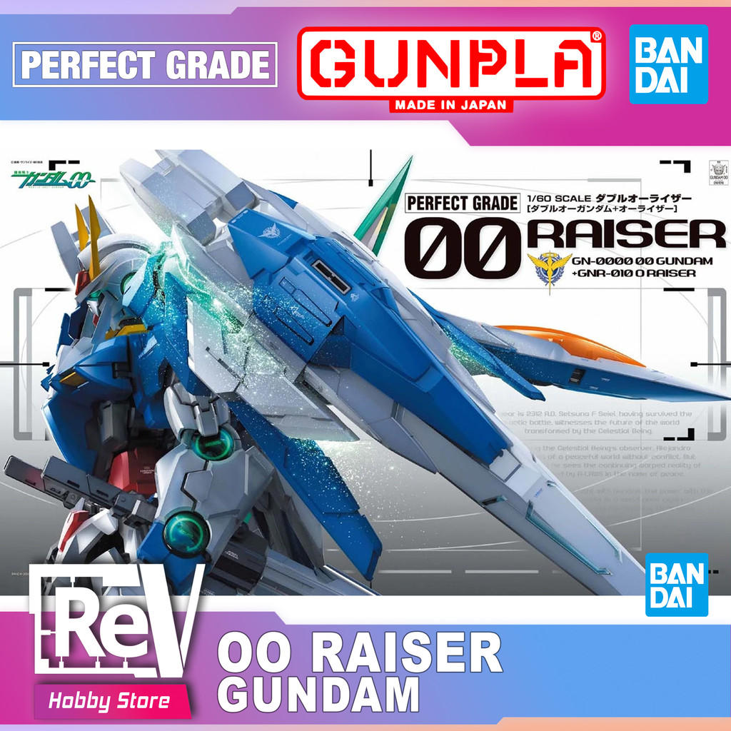 Jual PG OO RAISER GUNDAM BANDAI PERFECT GRADE 1/60 | Shopee Indonesia