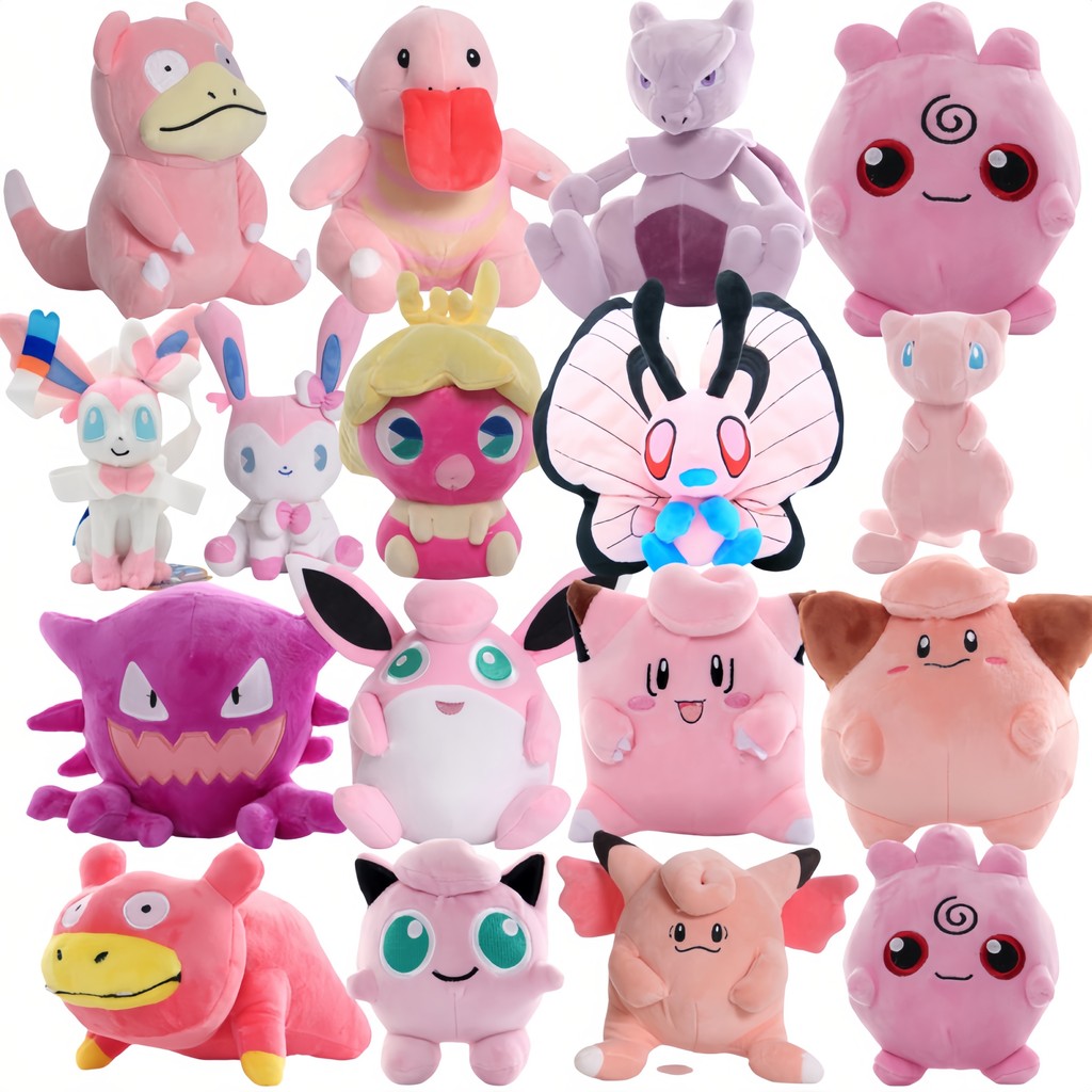 Jual Pokemon Pikachu Butterfree Plush Toy Mewtwo Stuffed Doll ...