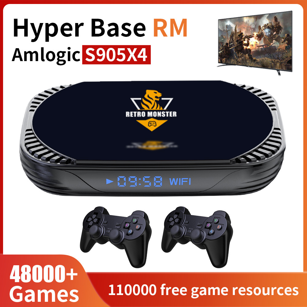 Jual 4K Retro Video Game Console S905X4 Retro Monster Game Box Built-in 48000 Games For PSP/PS1 ...