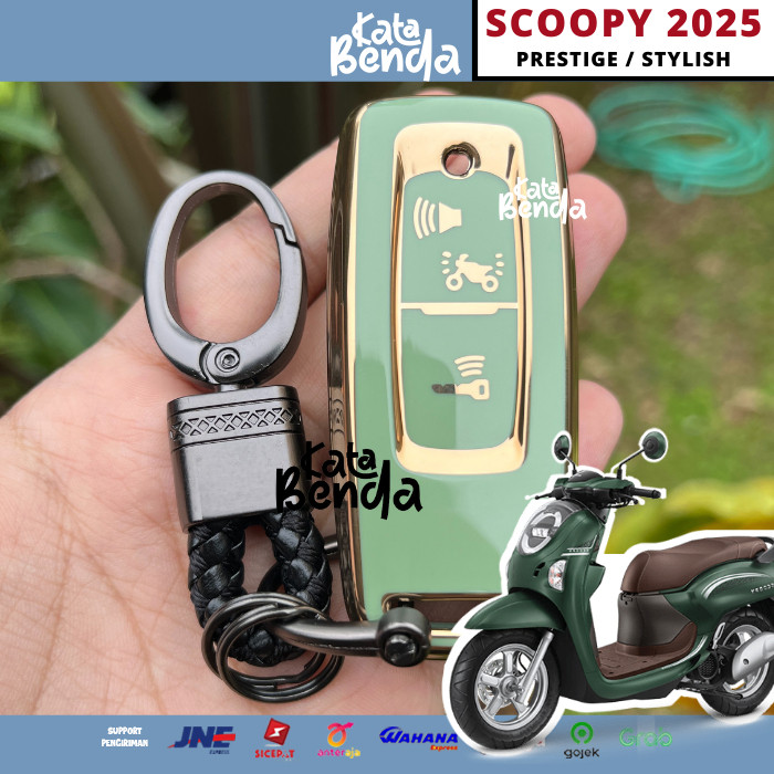 Jual Sarung Remote Keyless Scoopy 2025 New Honda Silikon Kunci Smartkey ...
