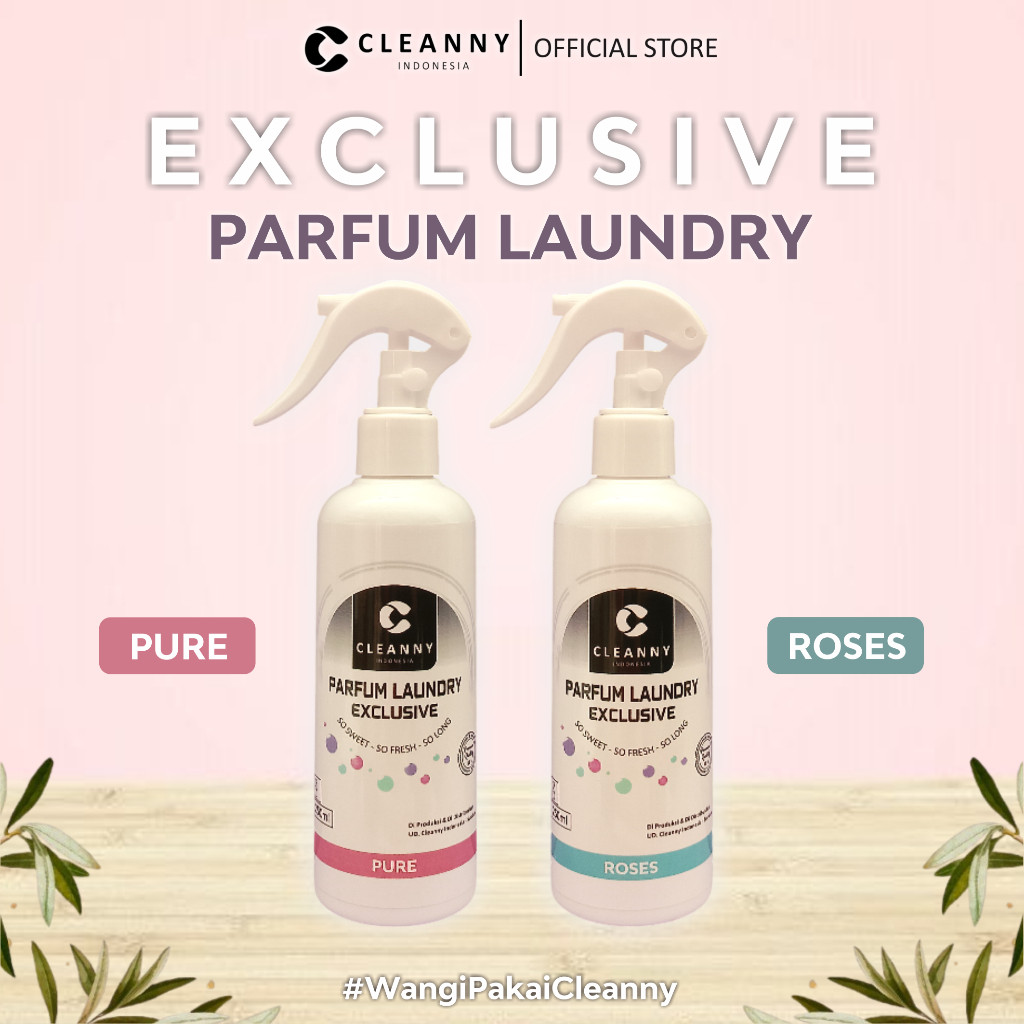 Jual CLEANNY | 2 Botol 2 Aroma | Parfum Laundry Exclusive, Parfum ...