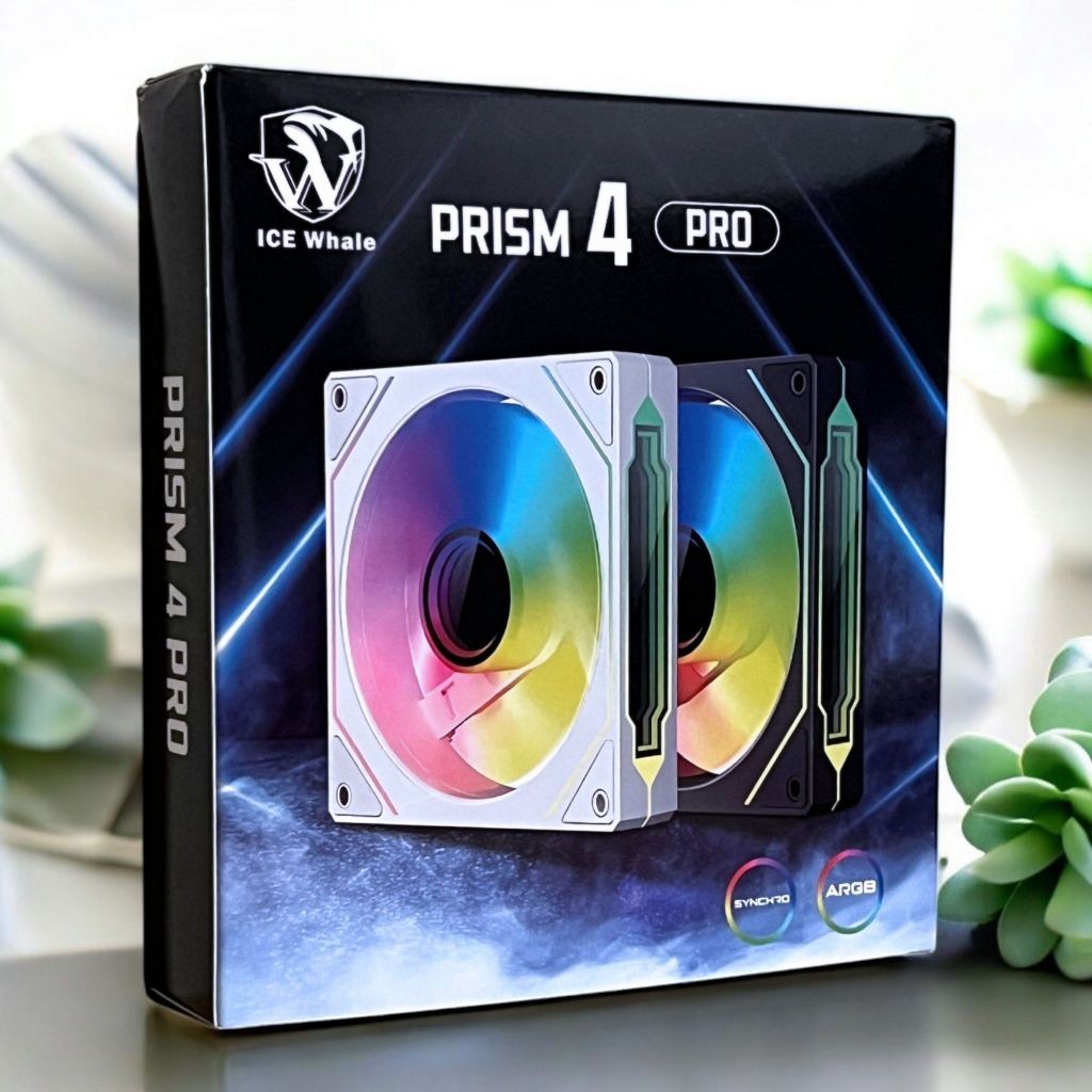 Jual Ice Whale Prism 4 Pro Argb 120Mm 12Cm Pwm Fan Case Infinity Mirror ...
