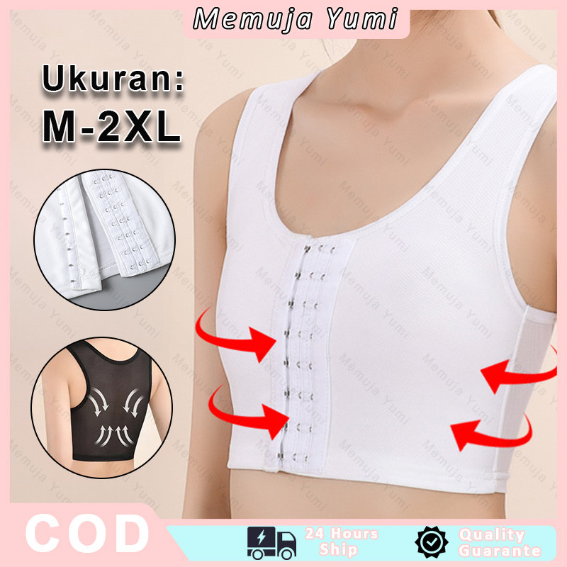 Jual Rompi Kamisol Tipis Pakaian /Dalam Korset Wanita Breast Binder ...