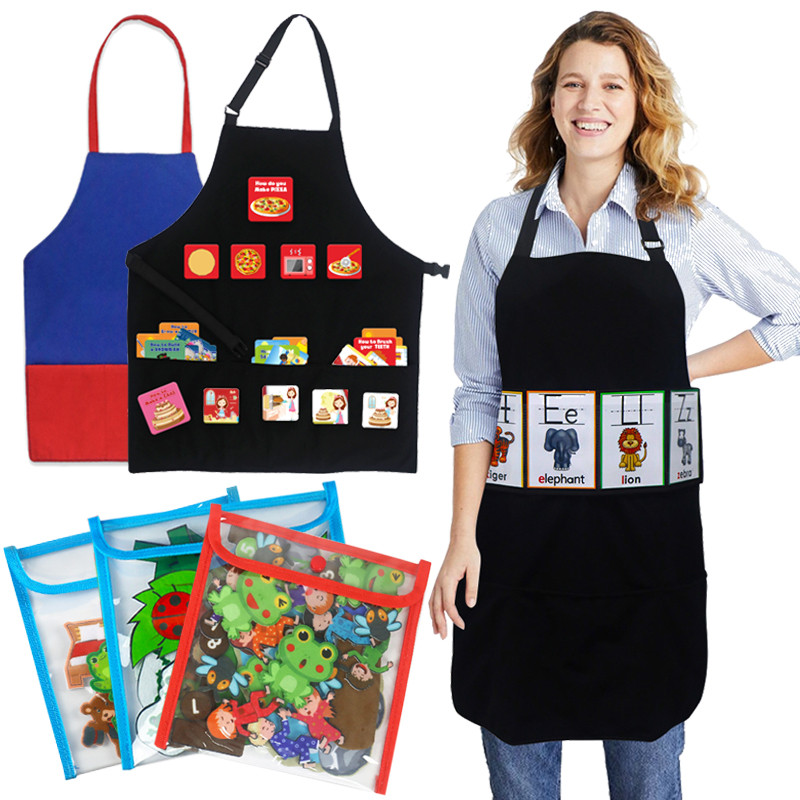 Jual Storytelling Apron Montessori Materials Parish DIY Story Felt ...