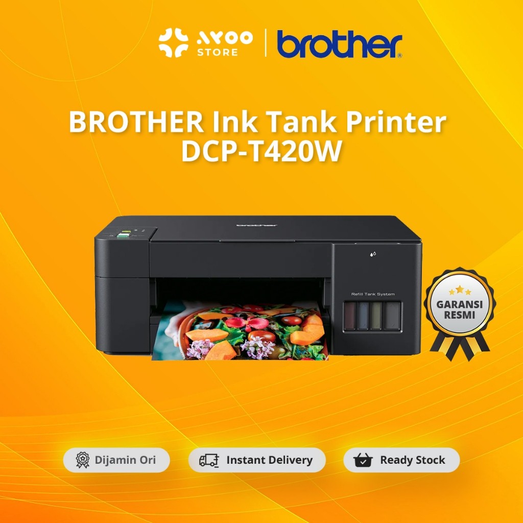Jual PROMO Printer Ink Tank BROTHER DCP-T420W T420W WiFi Wireless Print ...