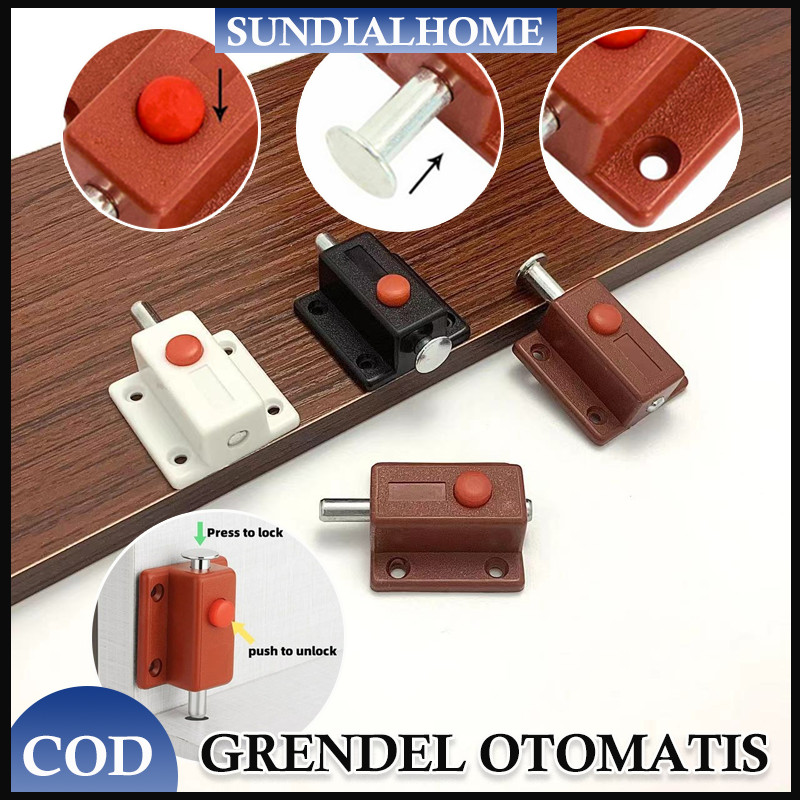 Jual 5PCS Grendel Tekan Pencet/ Slot Pintu Otomatis Pencet Tekan Push ...