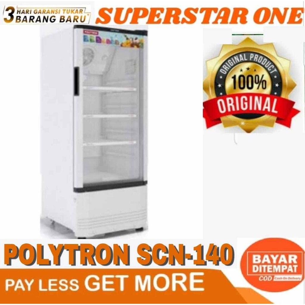 Jual Polytron Showcase SCN-140 Pendingin minuman SCN-140 | Shopee Indonesia