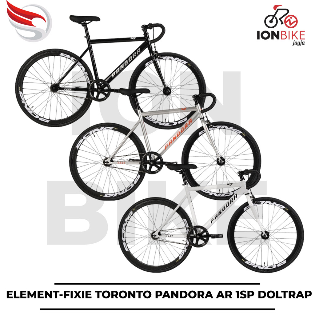 Jual Sepeda Fixie Element Pandora AR 700c Dropbar DOLTRAP dan Rem Depan ...