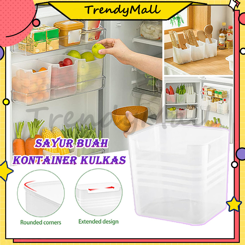 Jual Rak Kulkas Organizer /Kotak Box Penyimpanan Dapur Sebaguna/Food ...