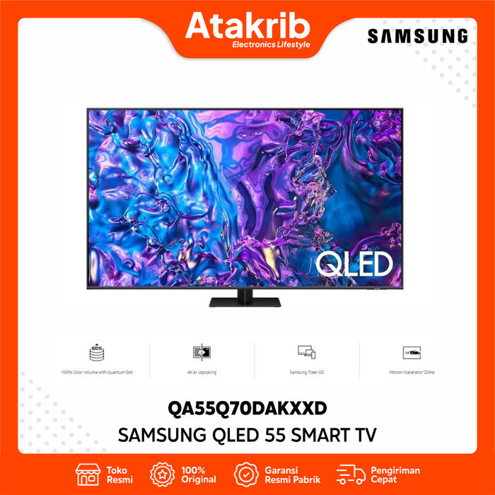 Jual SAMSUNG QLED 55 QA55Q70DAKXXD Q70D 4K Smart TV (2024) | Shopee ...