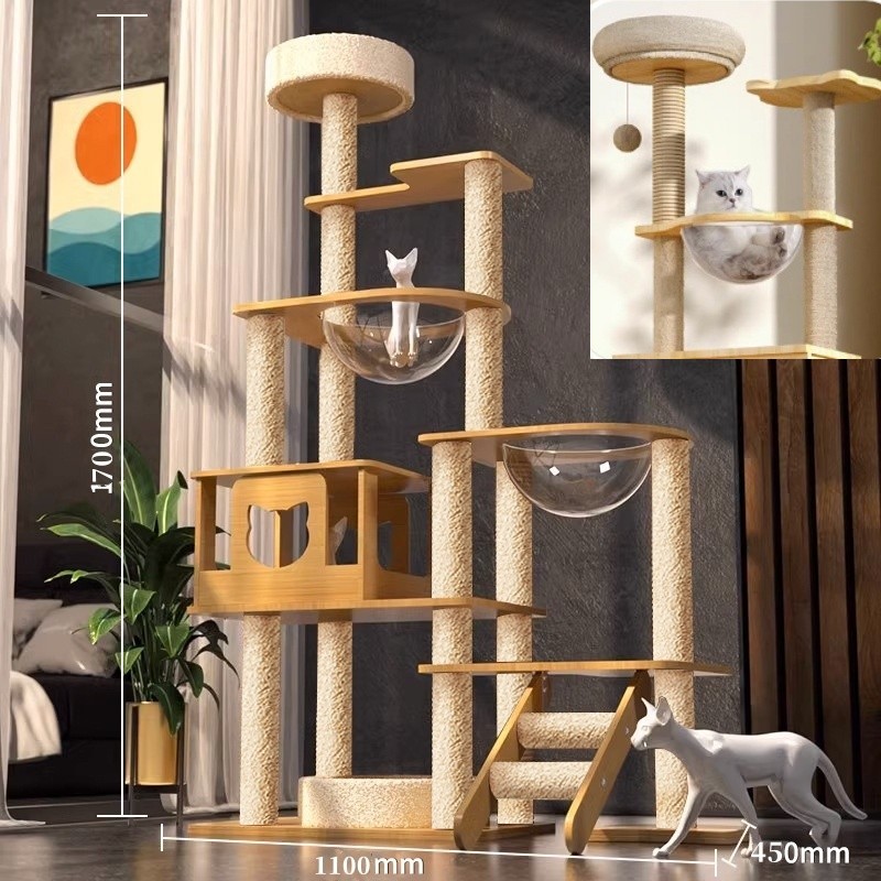 Jual Cat Climbing Frame / Cat House / Cat Tree / Premium Rumah Kucing ...