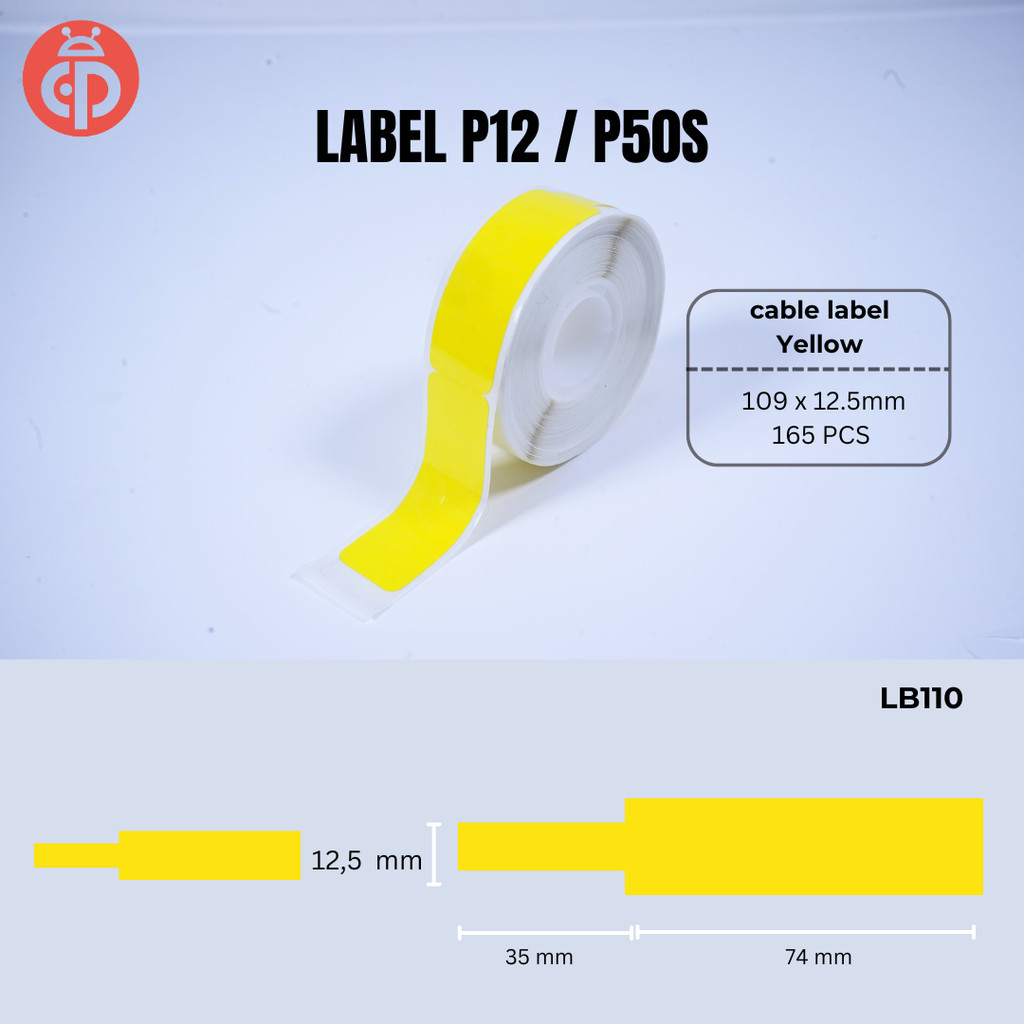 Jual Kertas Termal Stiker High Quality Cable Label Printer Label ...