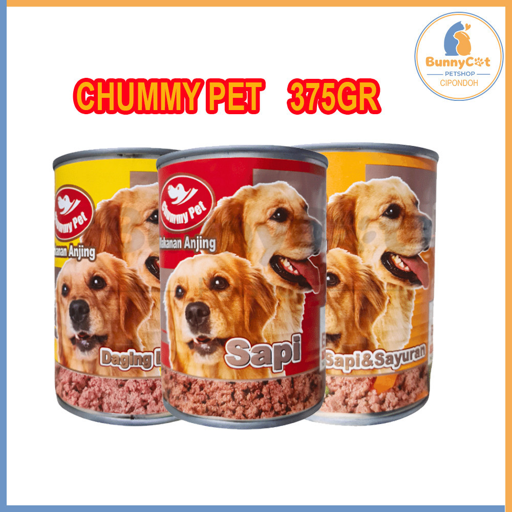 Jual Makanan Anjing CHUMMY PET BEEF/LAMB Dog Food Kaleng 375 Gram ...
