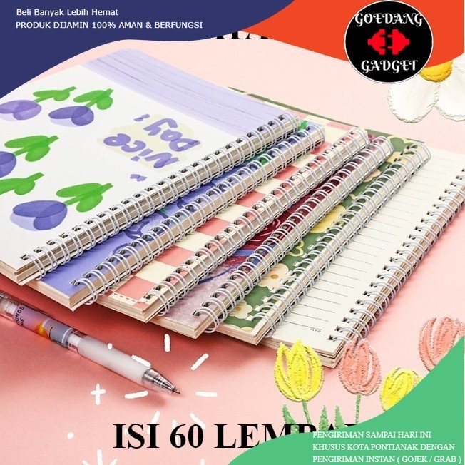 Jual NOTEBOOK A5 BUKU CATATAN ISI 60 LEMBAR NOTE BOOK A 5 ISI 60LEMBAR ...