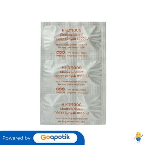 Jual Hi-D 1000 Iu Strip 6 Tablet | Shopee Indonesia