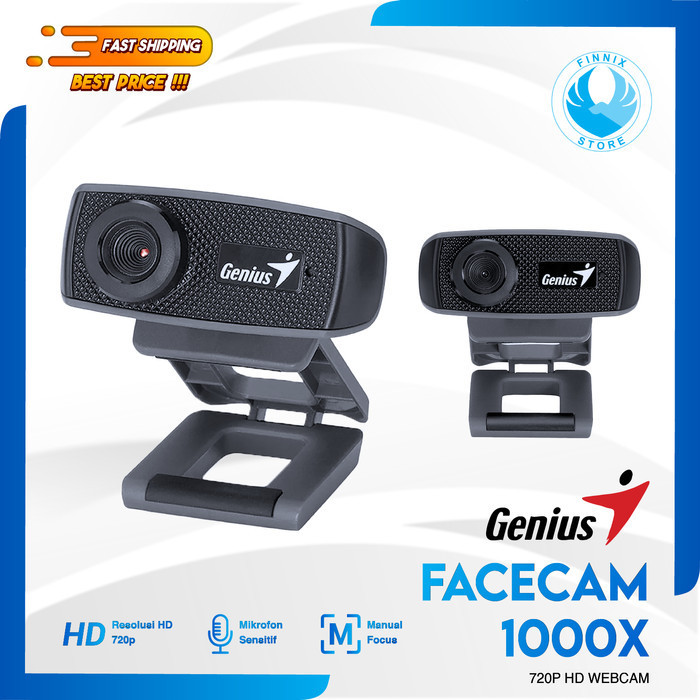 Jual Genius FACECAM 1000X 720P HD WebCam - Webcam Gamer Laptop Komputer ...