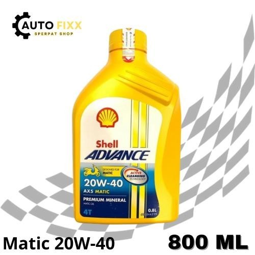 Jual OLI SHELL MATIC 20W40 800ML SHELL | Shopee Indonesia