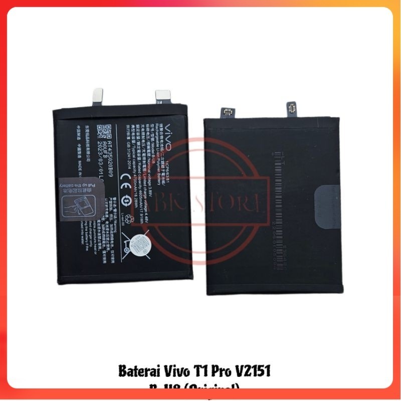 Jual Baterai Battery Vivo T1 Pro V2151 B-U8 ginal | Shopee Indonesia