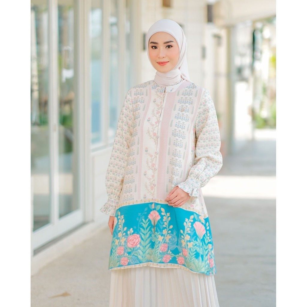 Jual Muda official Rafaila Tunic - Denim | Shopee Indonesia