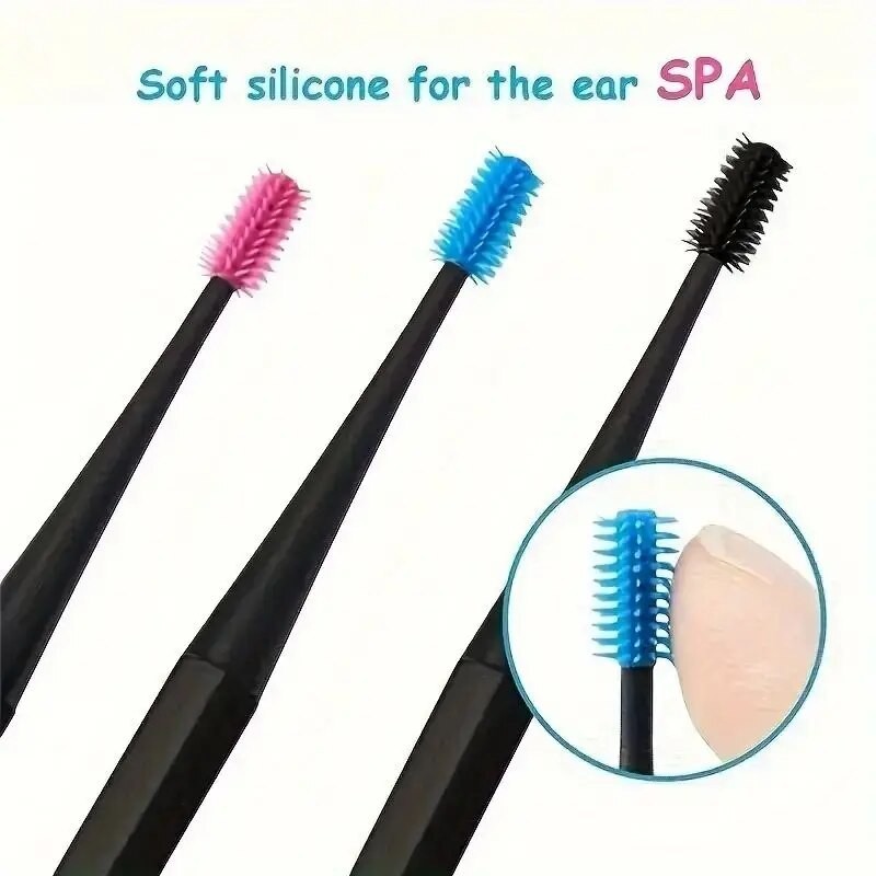 Jual 3pcs Soft Silicone Ear Pick, Earpick Ear Wax Curette Remover, Ear ...