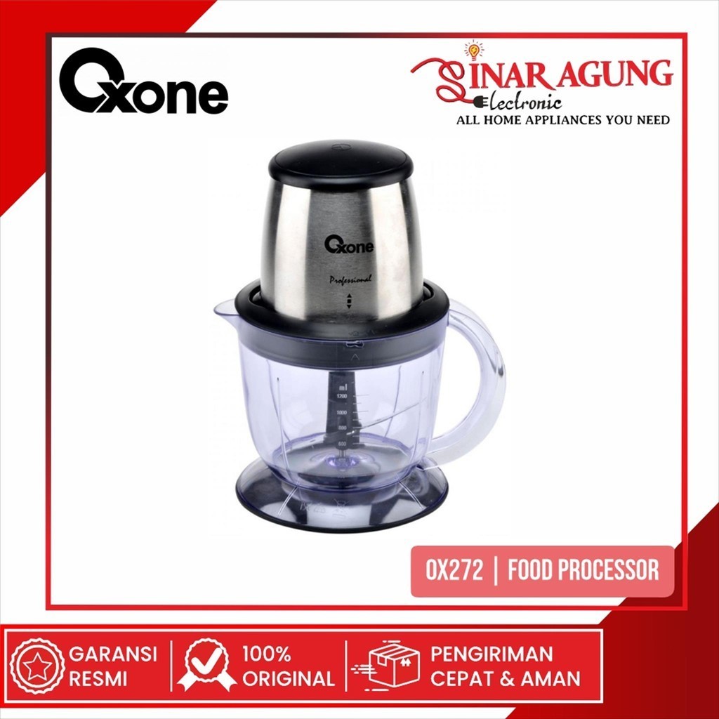 Jual OXONE OX272 / OX-272 CHOPPER FOOD PROCESSOR PENGGILING DAGING | Shopee Indonesia