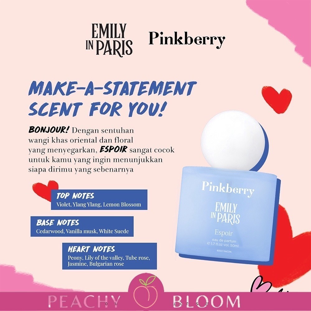 Jual PINKBERRY Eau de Parfum Pinkberry x Emily In Paris Series | Shopee ...