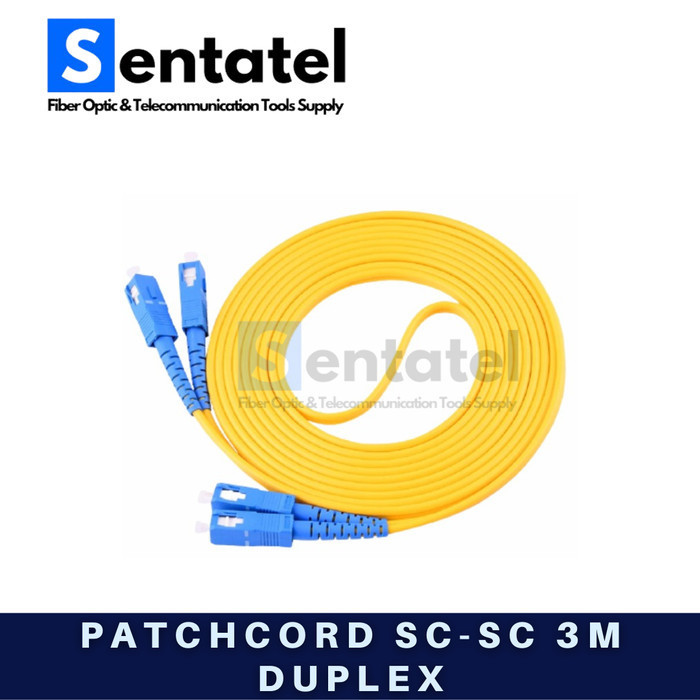 Jual (3M) PATCHCORD SC UPC SC UPC 3 METER SM DUPLEX | Shopee Indonesia