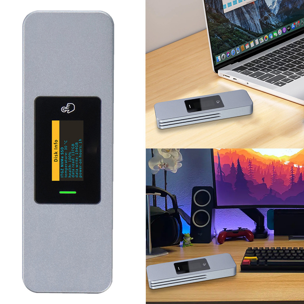 Jual M.2 NVMe NGFF External Hard Drive Case 10Gbps SSD HDD Hard Disk ...