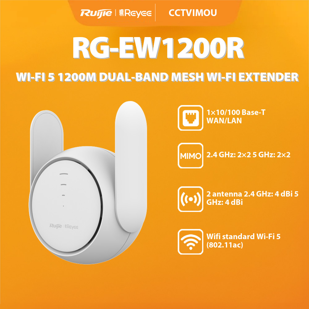 Jual RUIJIE REYEE RG-EW1200R WI-FI 5 1200M DUAL-BAND MESH WI-FI ...