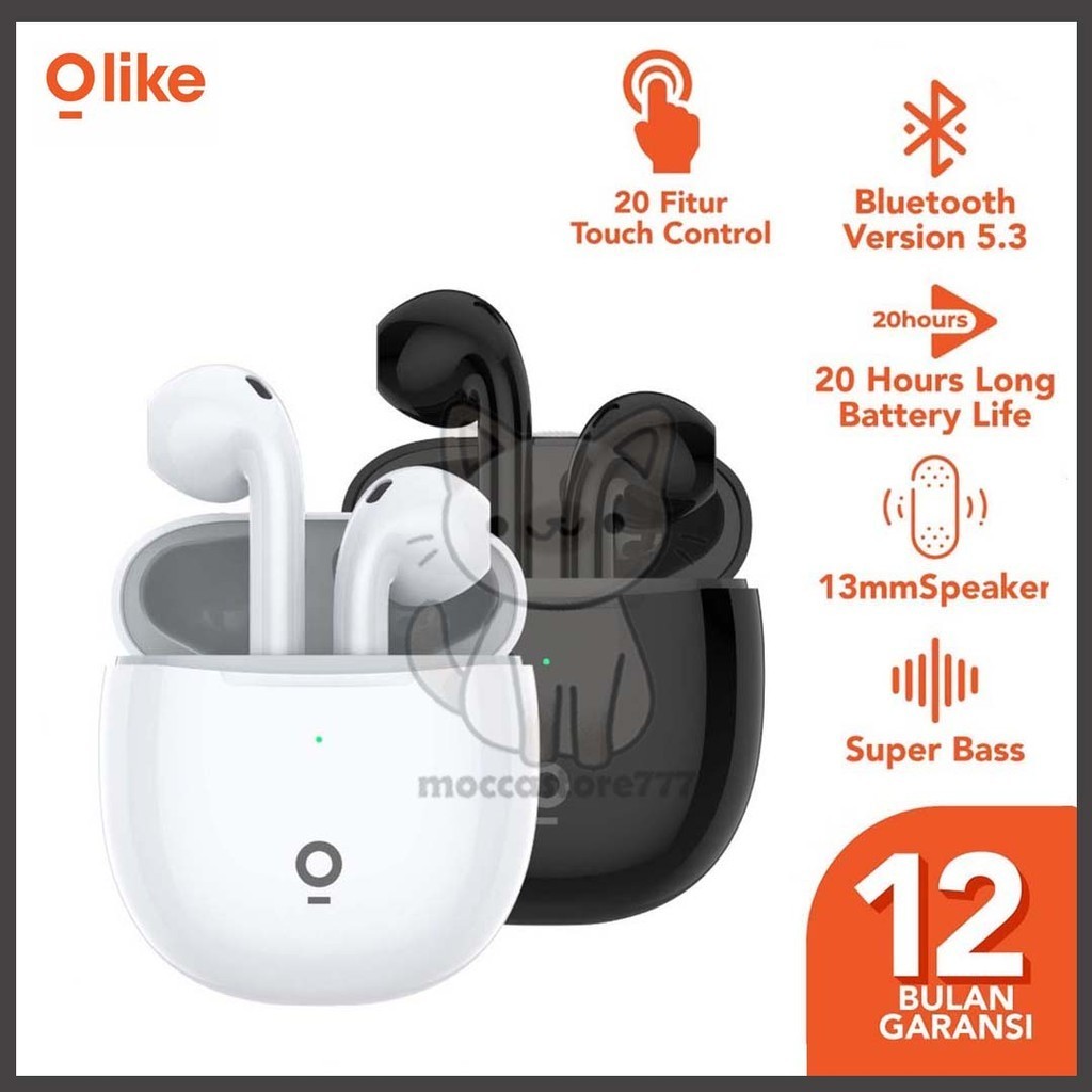 Jual Olike T101 TWS Earphone Bluetooth Wireless Earbuds 5.3 20 Hours ...