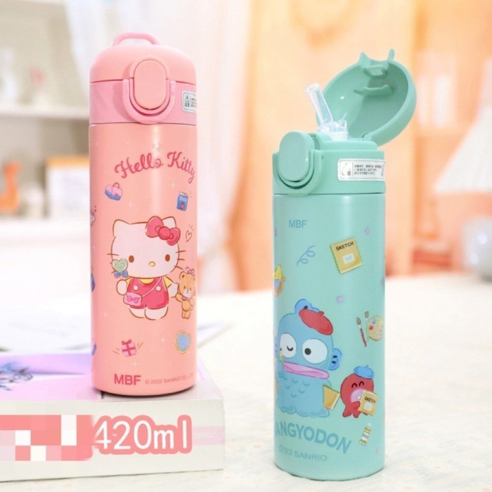 Jual Botol Minum / Tumblr Stainless 316 Sanrio Hangyodon Pochacco ...